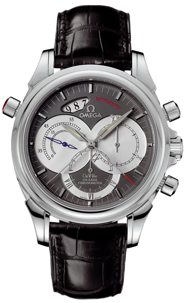 Buy this new Omega DeVille Co-Axial Rattrapante 4848.40.31 mens watch ...