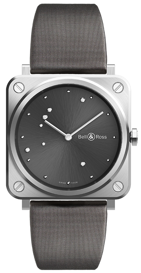Buy this new Bell & Ross BR S Quartz 39mm BRS-ERU-ST/SCA midsize watch ...