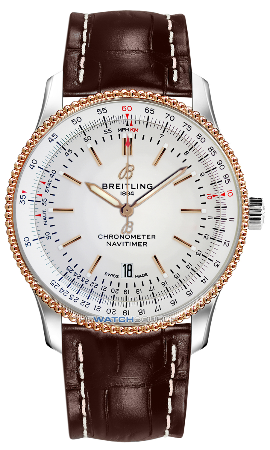 Buy this new Breitling Navitimer Automatic 41 u17326211g1p2 mens watch ...