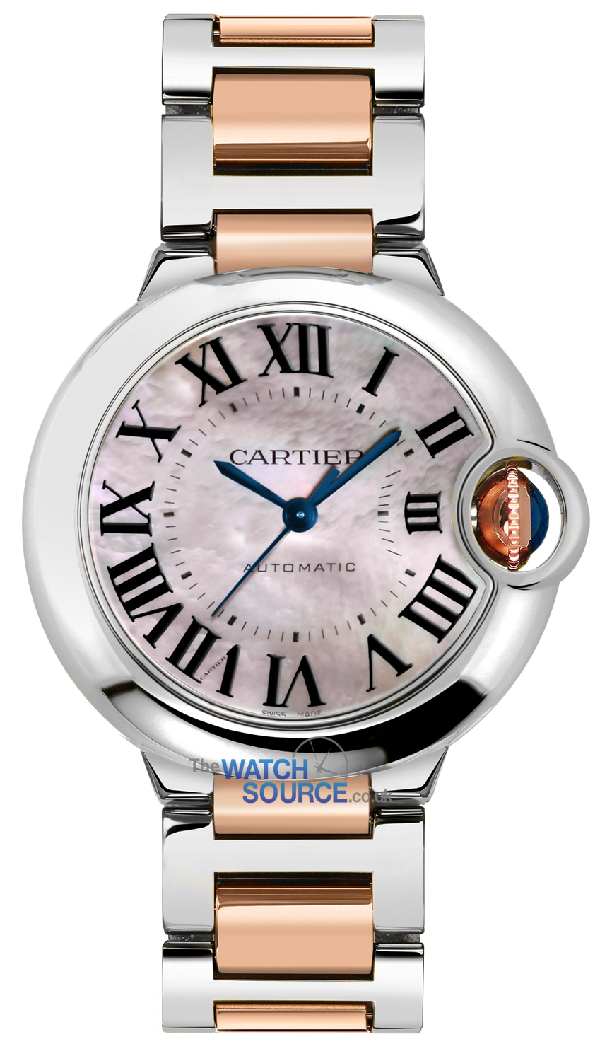 Buy this new Cartier Ballon Bleu 36mm w6920033 ladies watch for the ...