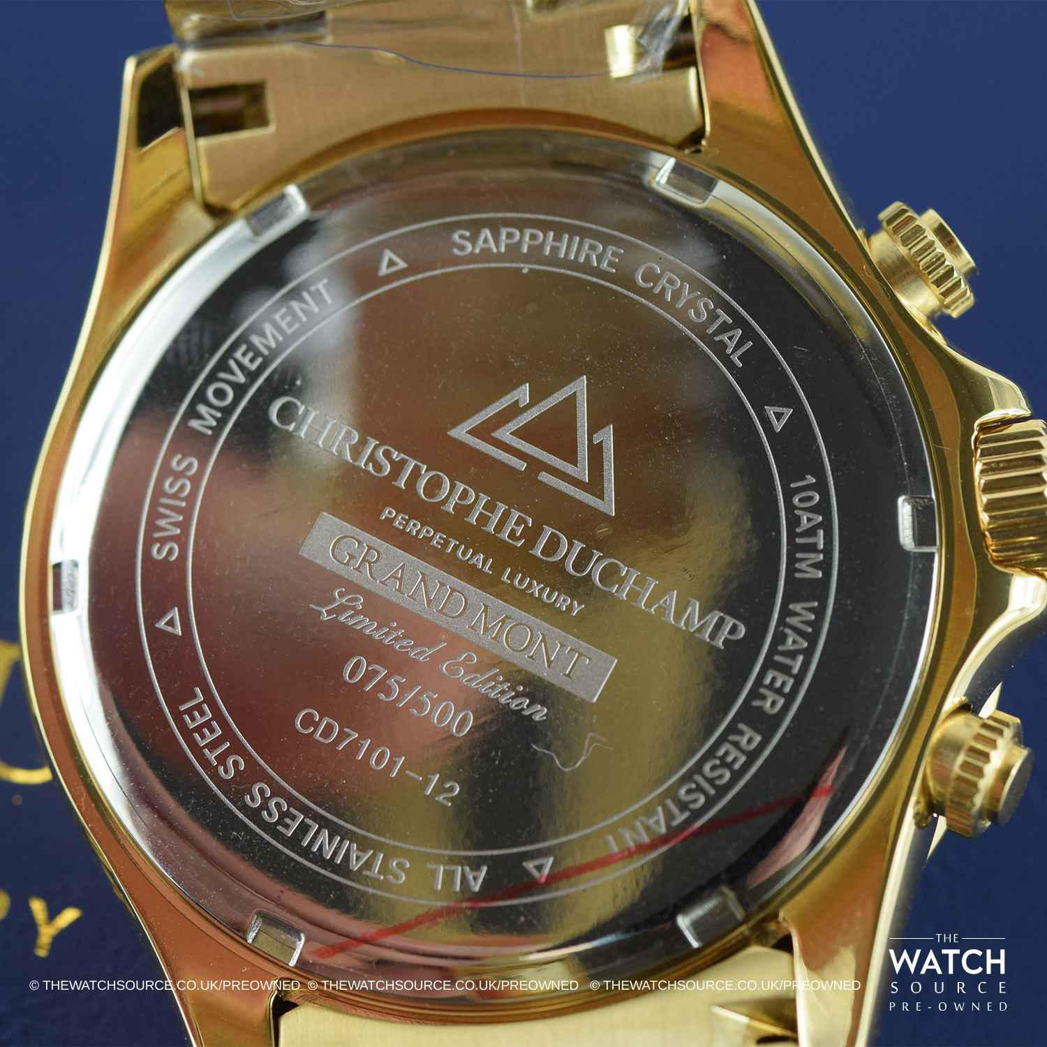 Pre-owned Christophe Duchamp Grand Mont Limited Edition CD7101-12