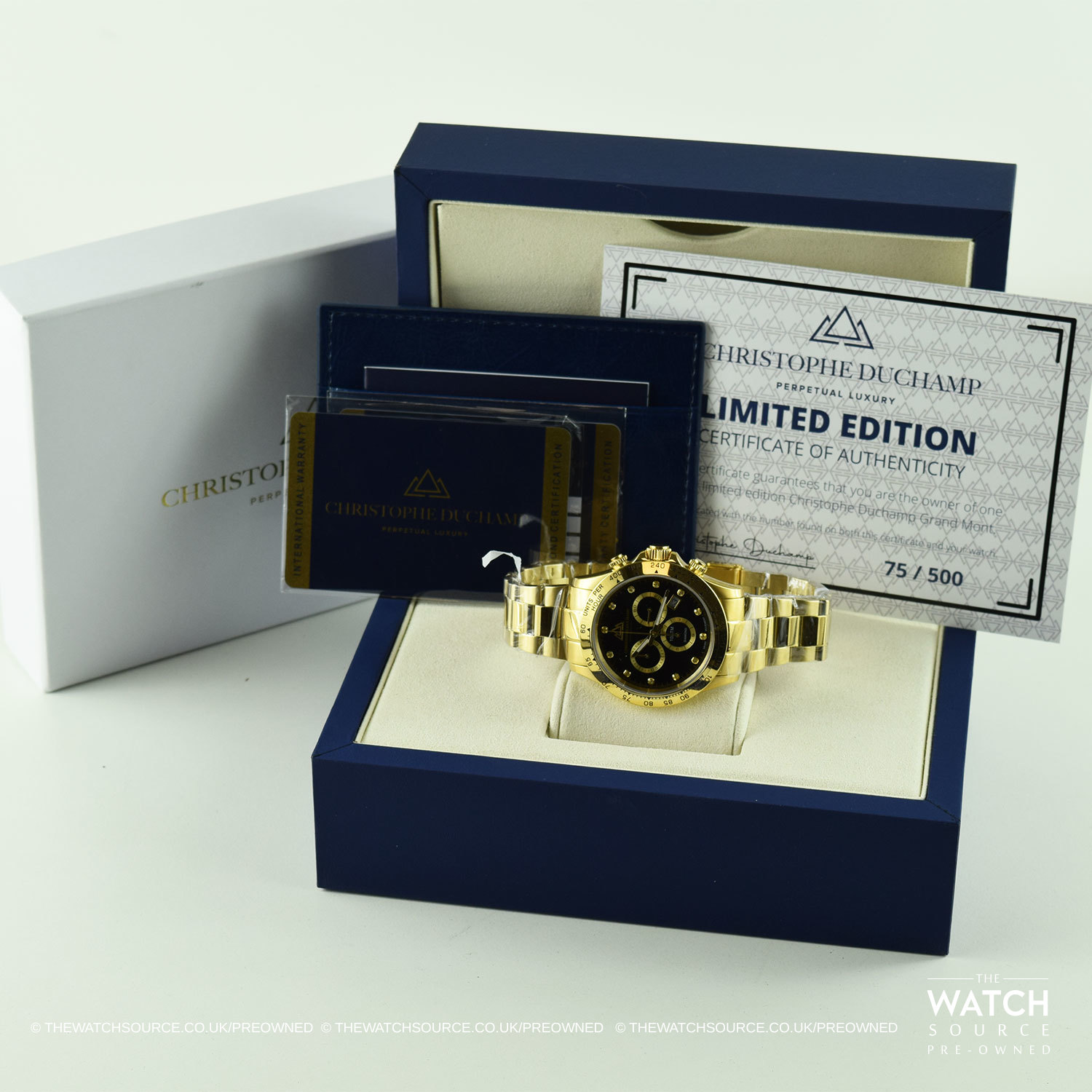 Pre-owned Christophe Duchamp Grand Mont Limited Edition CD7101-12