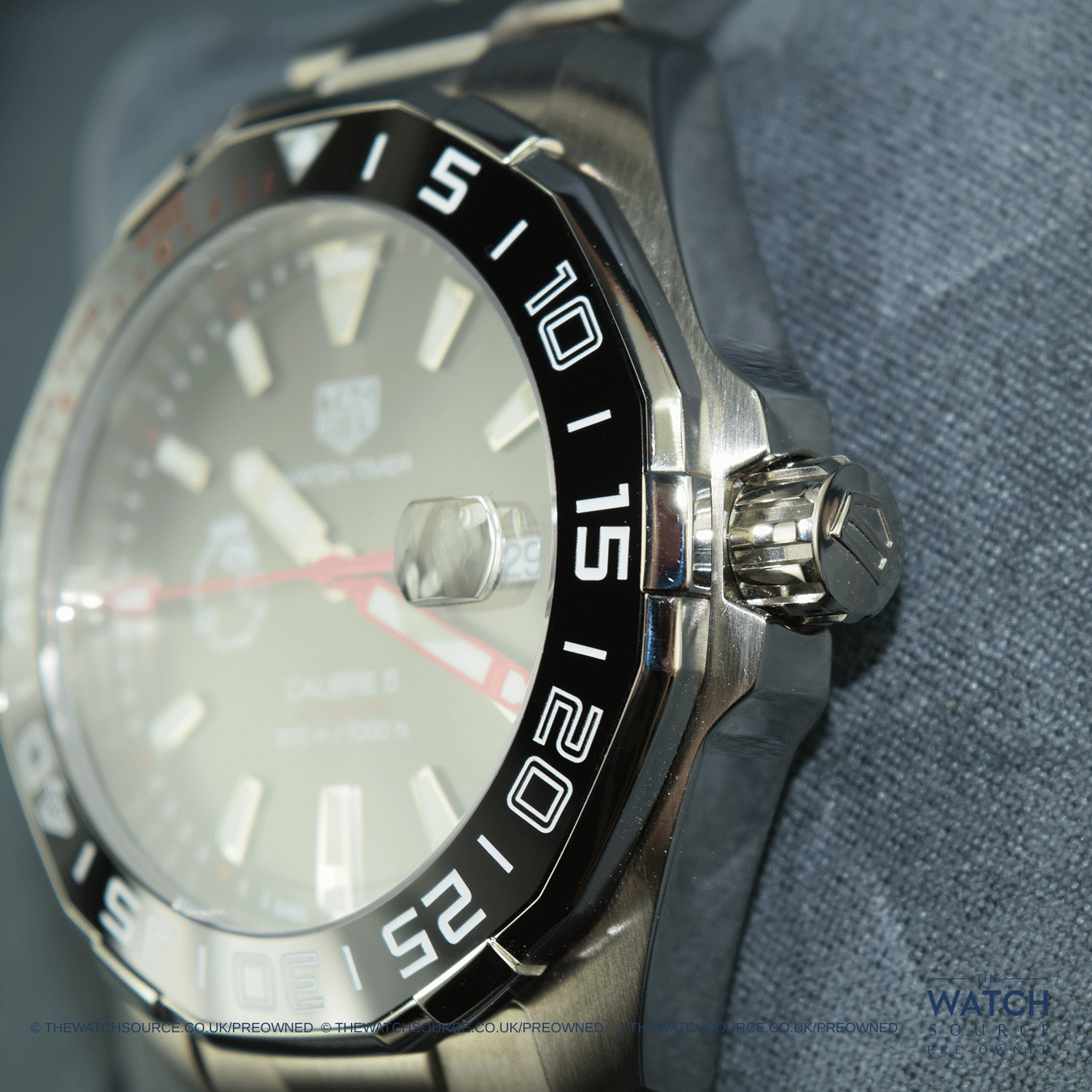 Pre-owned Tag Heuer Aquaracer Automatic 43mm way201d.ba0927