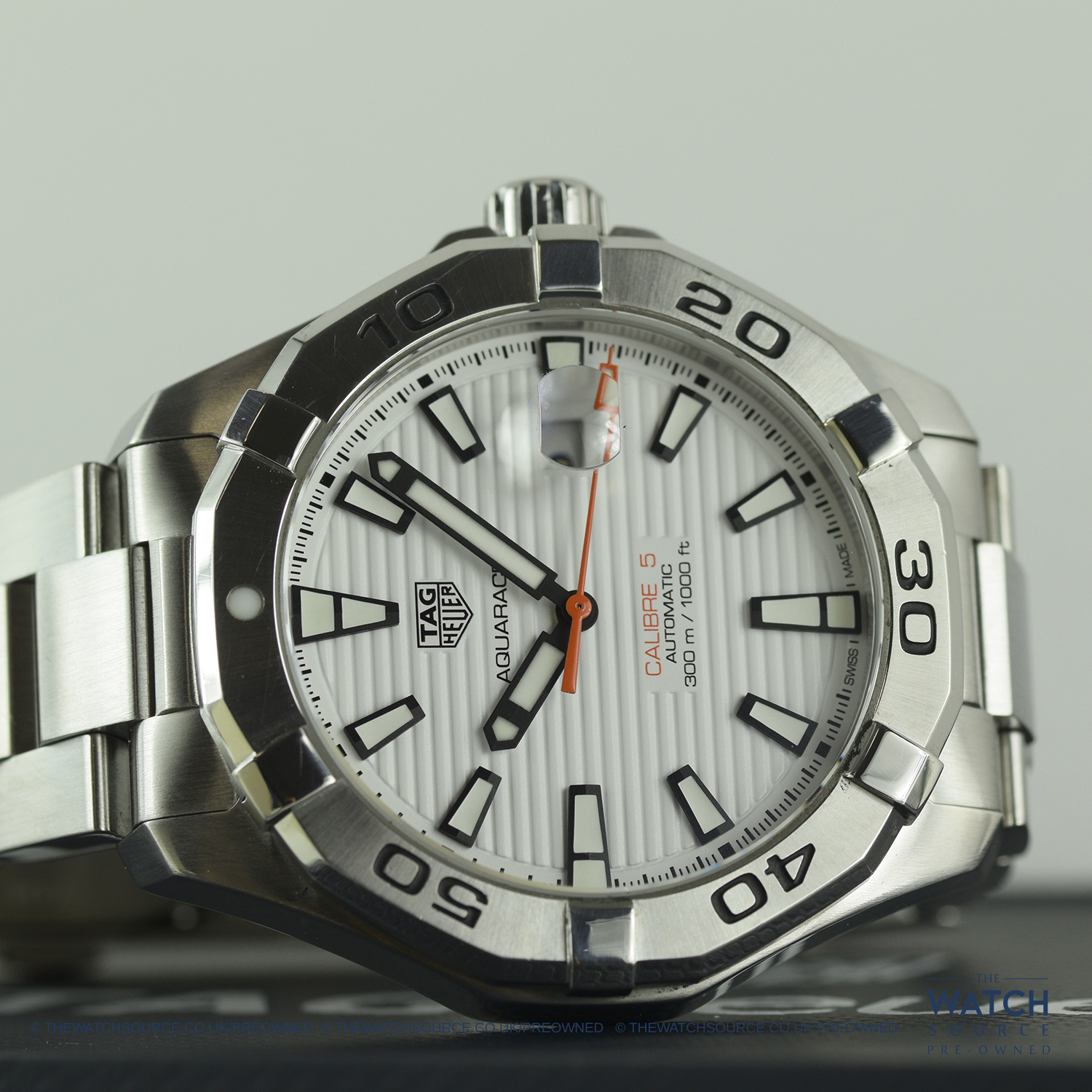 Pre-owned Tag Heuer Aquaracer Automatic 43mm way2013.ba0927